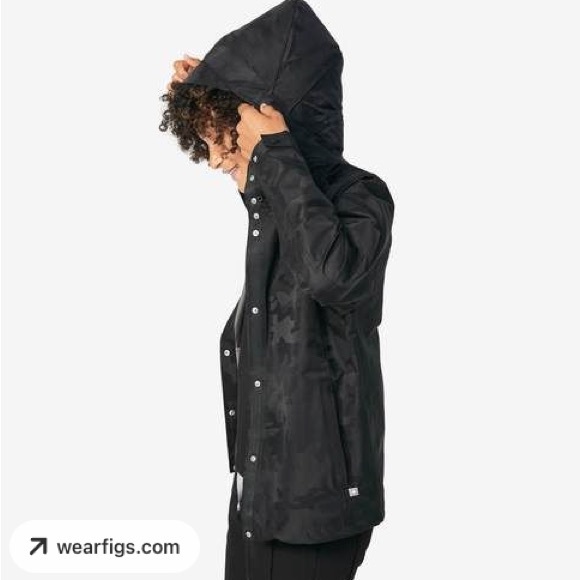 Figs | Jackets & Coats | Rare Figs Camp Windbreaker Rain Jacket Xs ...